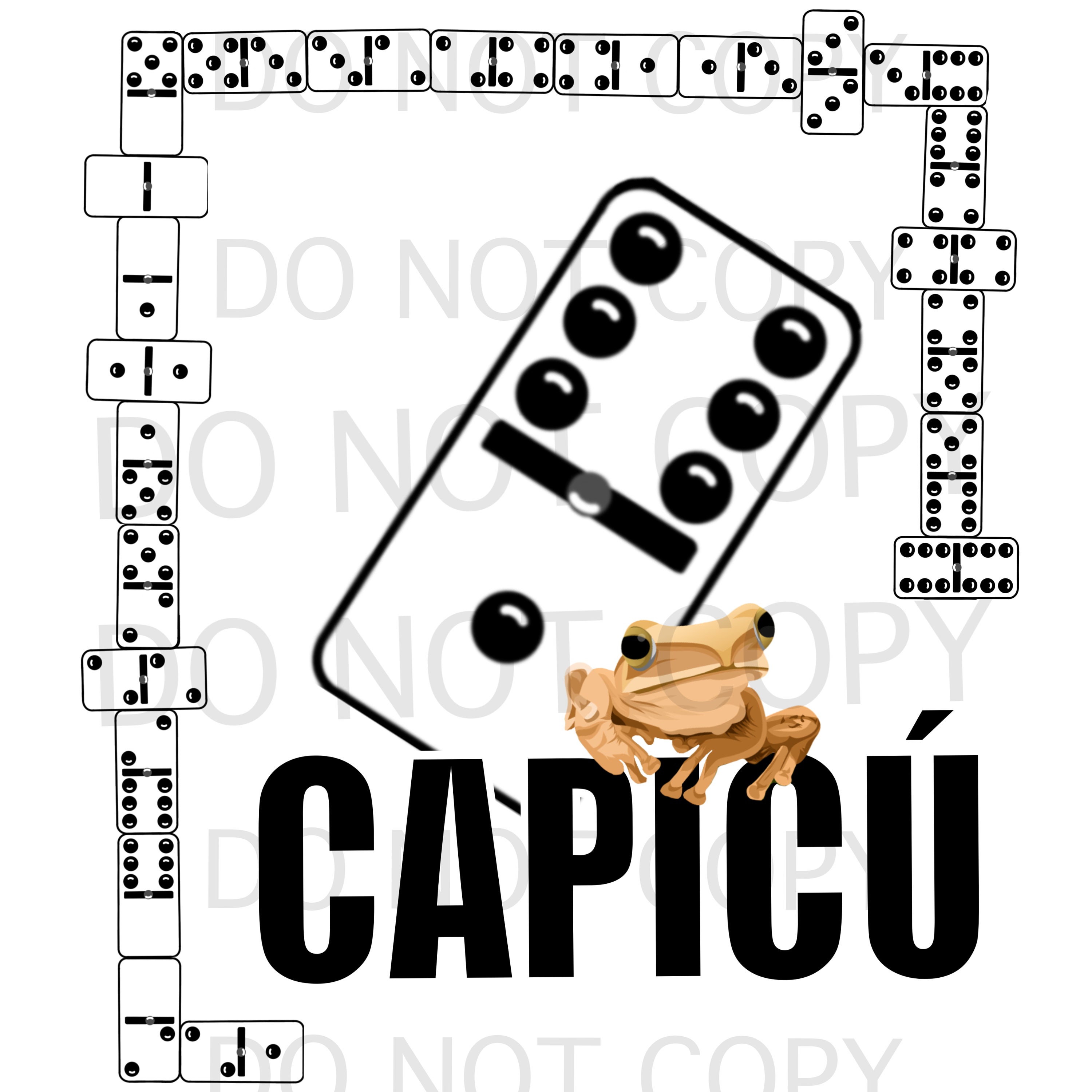 Dominos Capiú Play Digital Design SVG and PNG Instant Download Files - Etsy