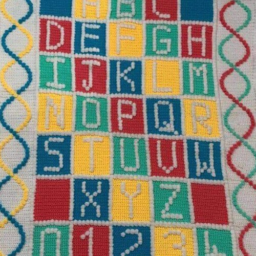 ABC Blanket Crochet Pattern - Etsy