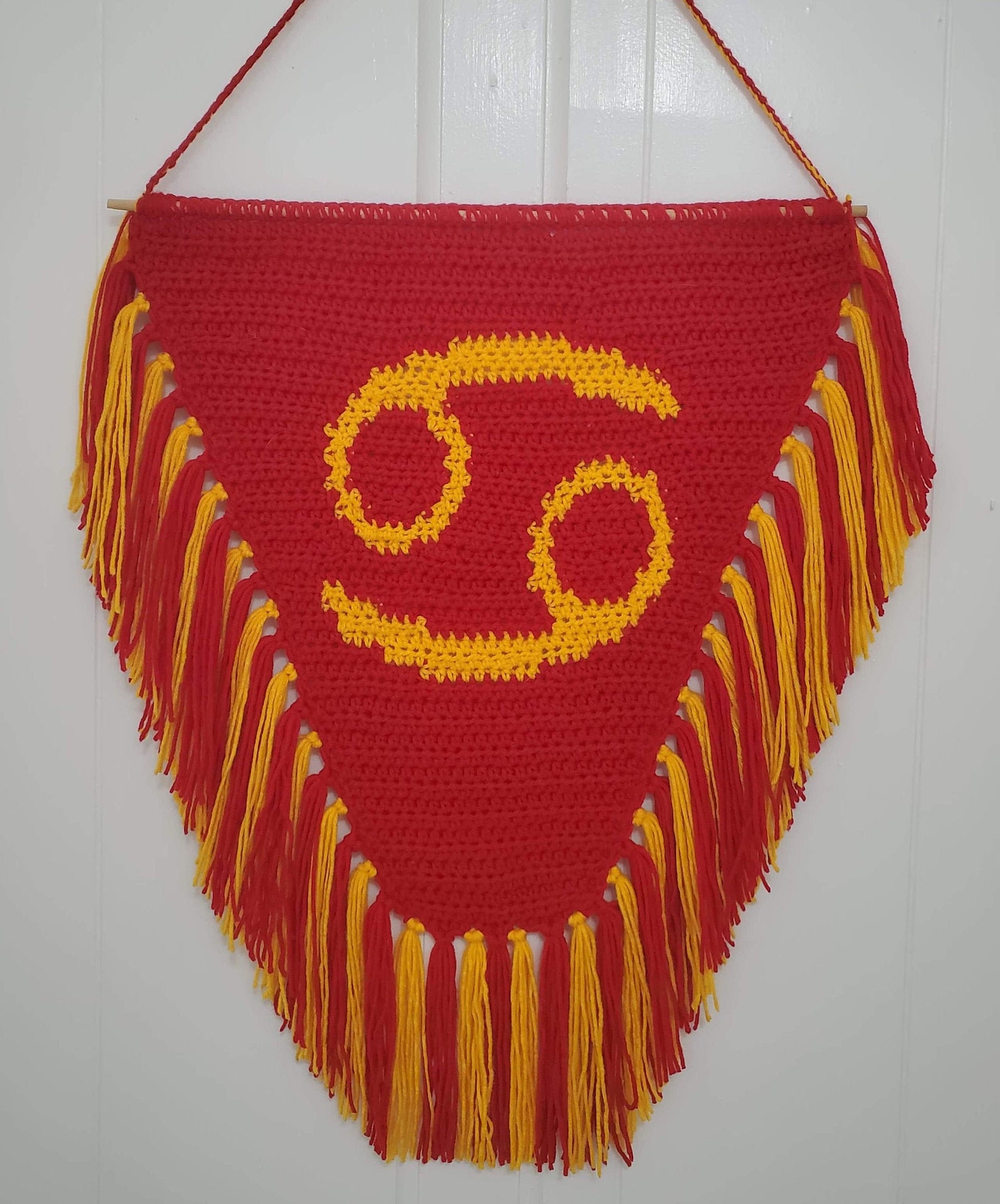 Crochet Wall Hanging Patterns, Crochet Zodiac Signs, Crochet Wall ...