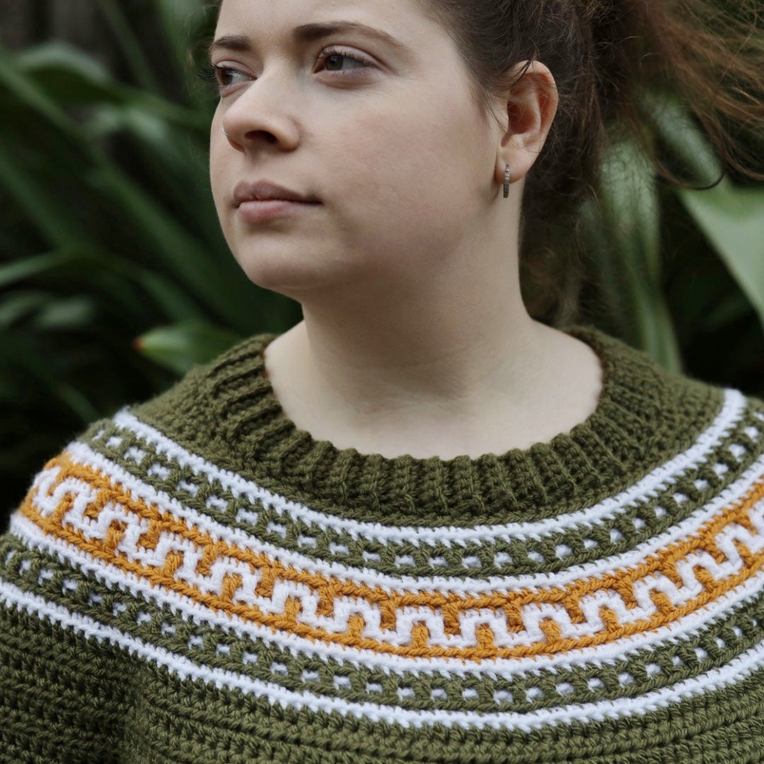 Maze Sweater Pattern Crochet Sweater Pattern Crochet Jumper - Etsy