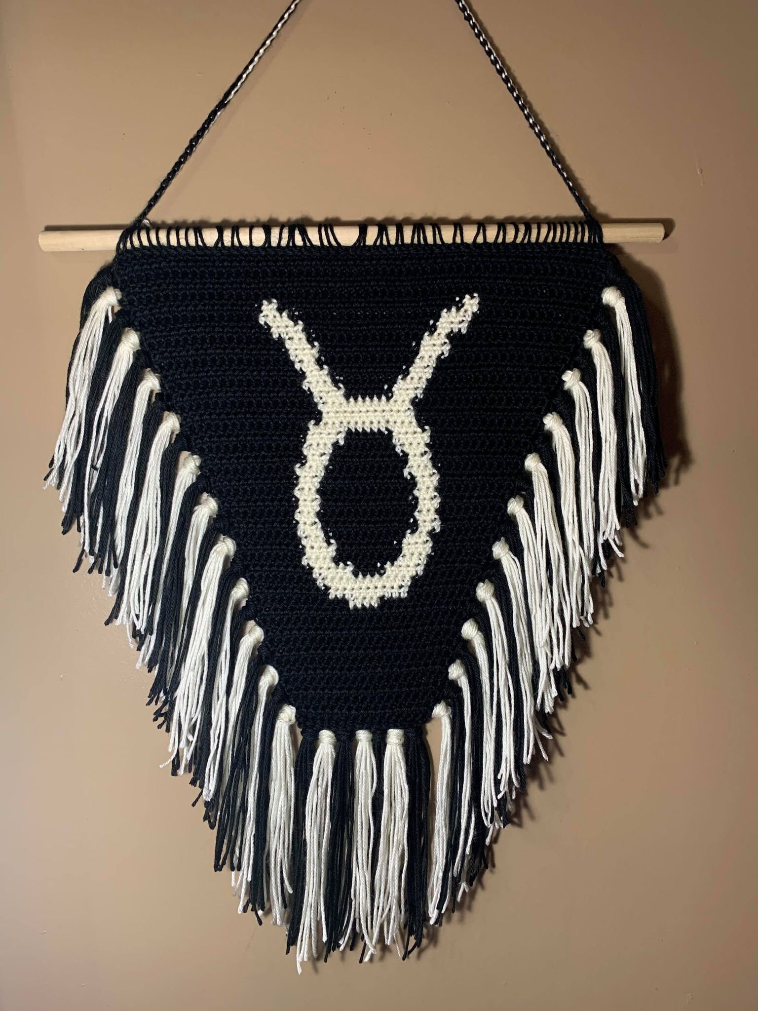 Crochet Wall Hanging Patterns, Crochet Zodiac Signs, Crochet Wall ...