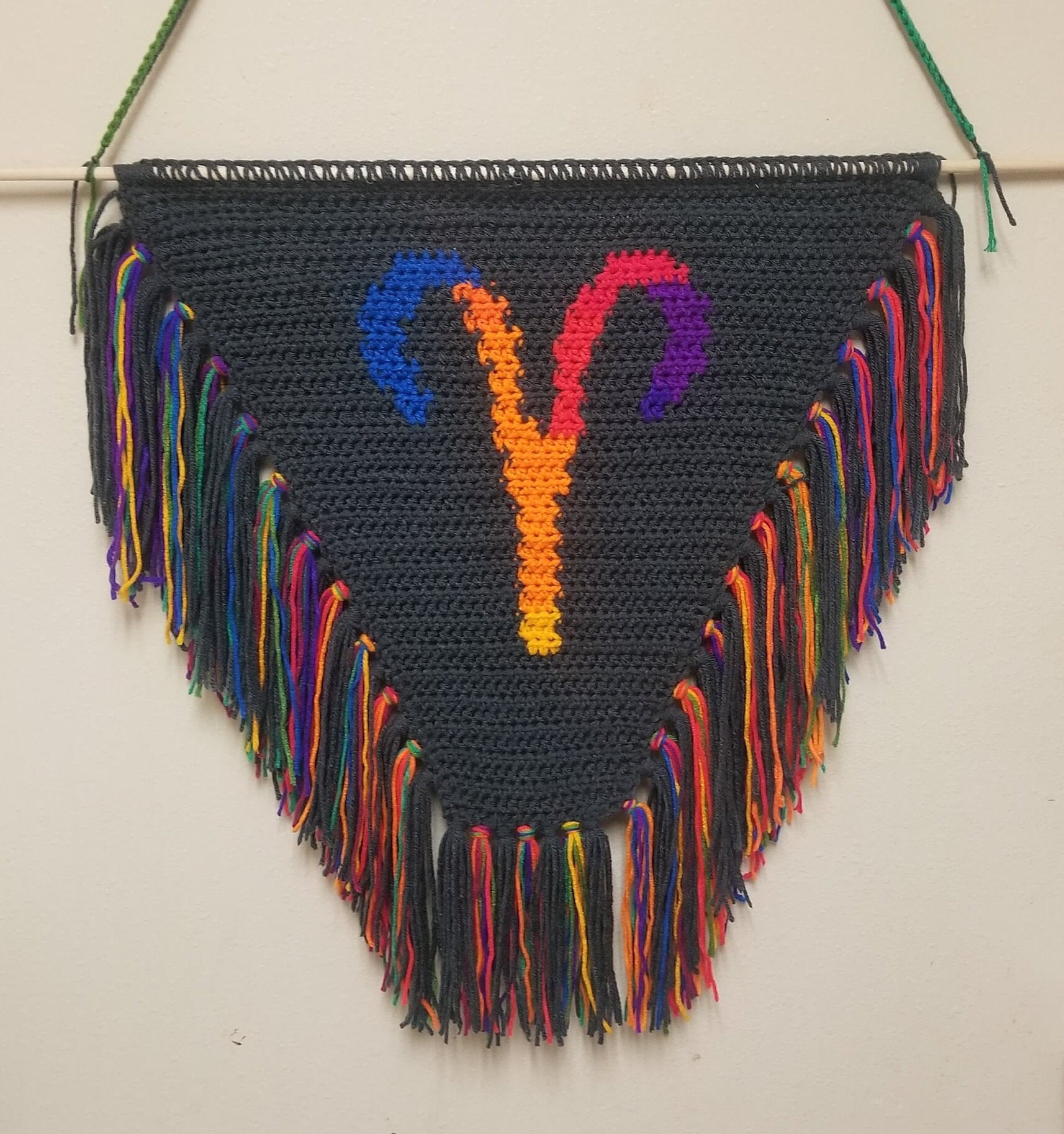 Crochet Wall Hanging Patterns, Crochet Zodiac Signs, Crochet Wall ...