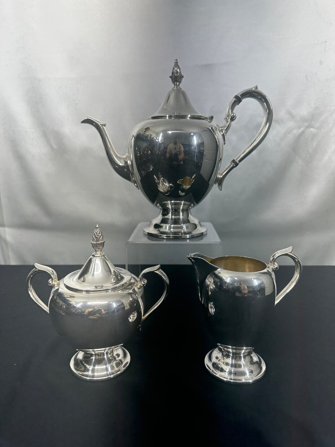 3pc Silver Plated Tea Set by Gorham’s Colonial Pattern - Etsy