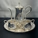 4pc Silver Plated Tea Set by Monarch Silver Company, a Trademark Used ...