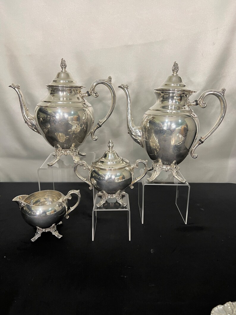 5pc Silver Plated Tea Set Pattern Number 292 WM Rogers - Etsy