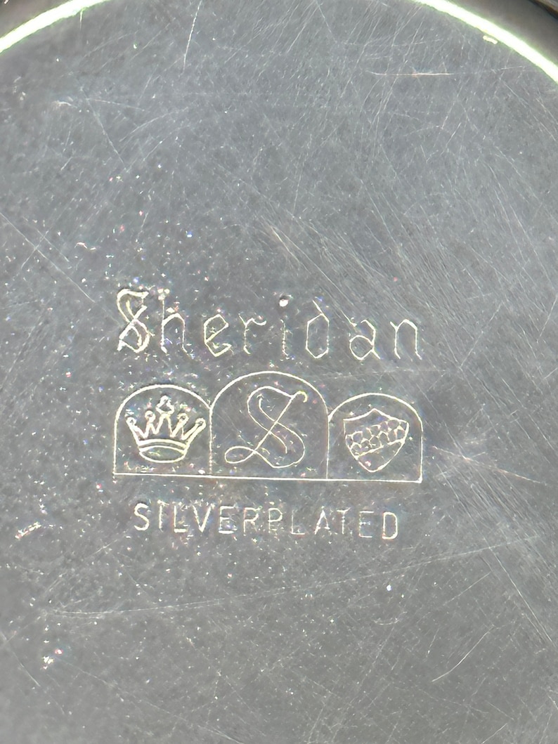 4pc Silver Plated Tea Set by Sheridan, Pattern Number SDN16 - Etsy