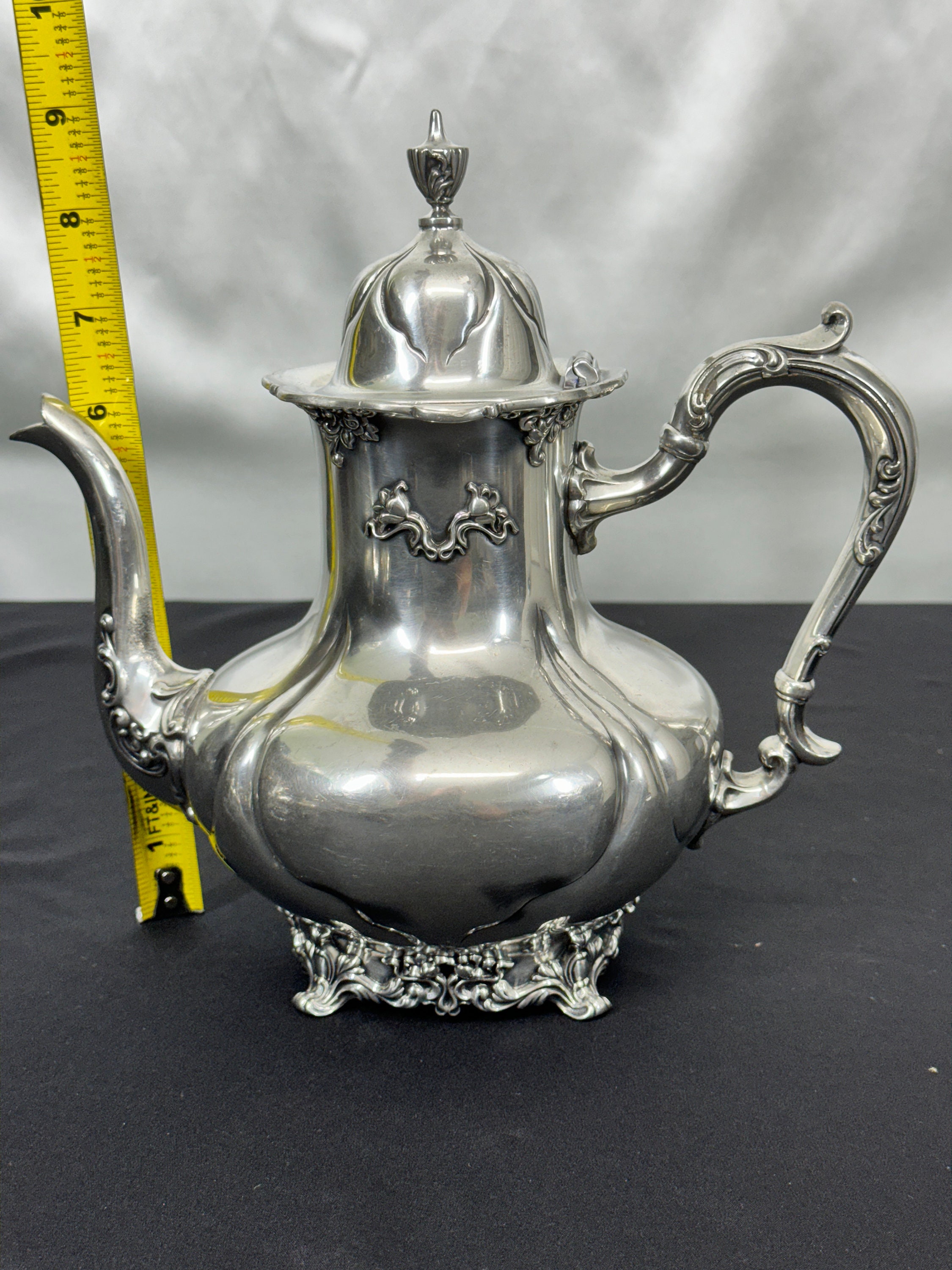 3pc Vintage Silver Plated Tea Set by Derby Silver Co., 1605 is the ...