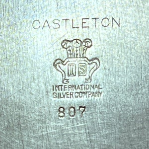 4pc Silver Plated Tea Set by International Silver Co., Pattern is ...