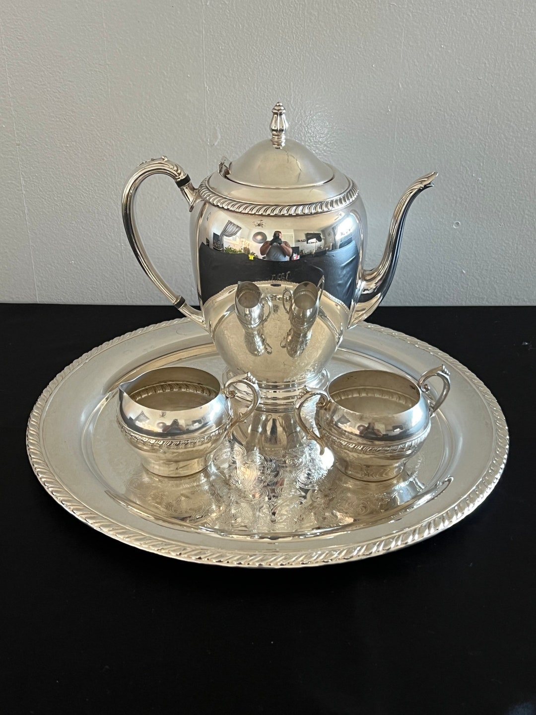 4pc Silver Plated Tea Set by Oneida, Feista Oneida - Etsy