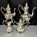 4pc Silver Plated Tea Set by International Silver Co., Pattern is ...