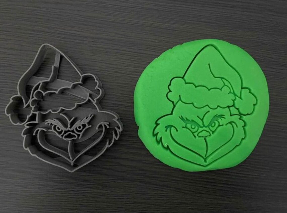 The Mean One Cookie Cutter Stamp - Etsy