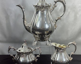 Baroque by Wallace Silver Plate Tea Pot 282 - Etsy