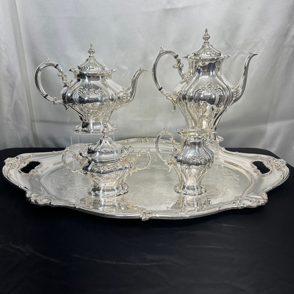 Silver Tea Set - Etsy