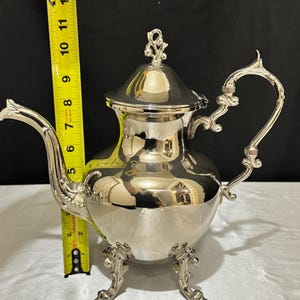 4pc Silver Plated Coffee Set by Birmingham Silver, Birmingham's BIM10 ...