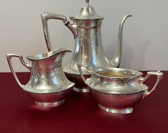 Nickel Tea Set | Etsy