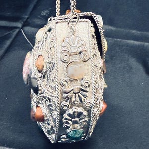 Vintage Silver Plate Sajai Metal Coin Purse, Filigree Designs and ...