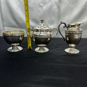 6pc Silver Plated Coffee and Tea Set, Mayfair Pattern, an Old Rogers ...