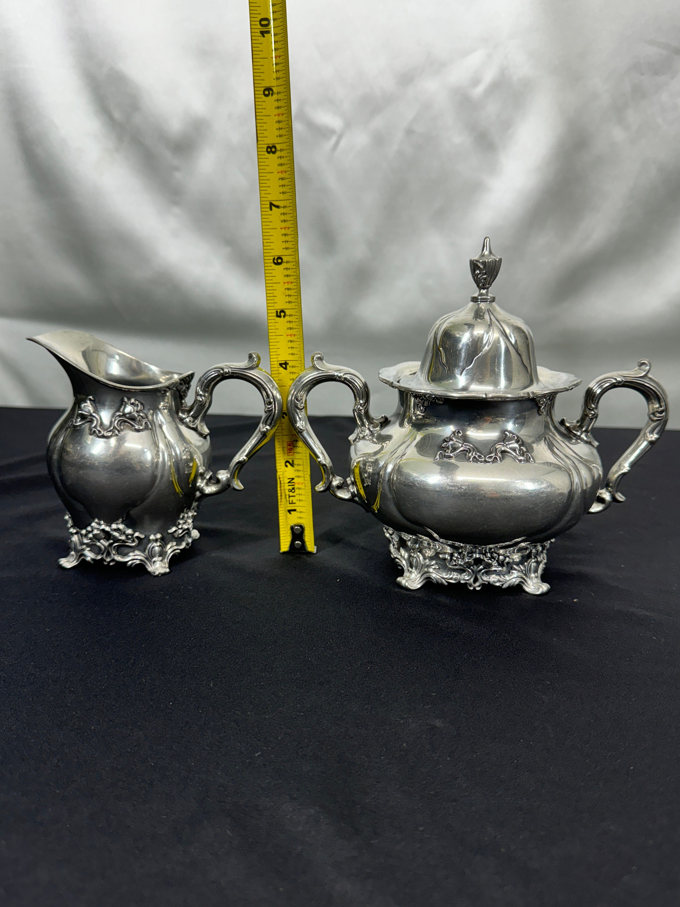 3pc Vintage Silver Plated Tea Set by Derby Silver Co., 1605 is the ...