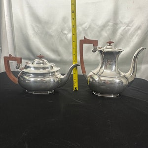 4pc Silver Plated Coffee and Tea Set by A.E. Poston and Co, LTD., From ...