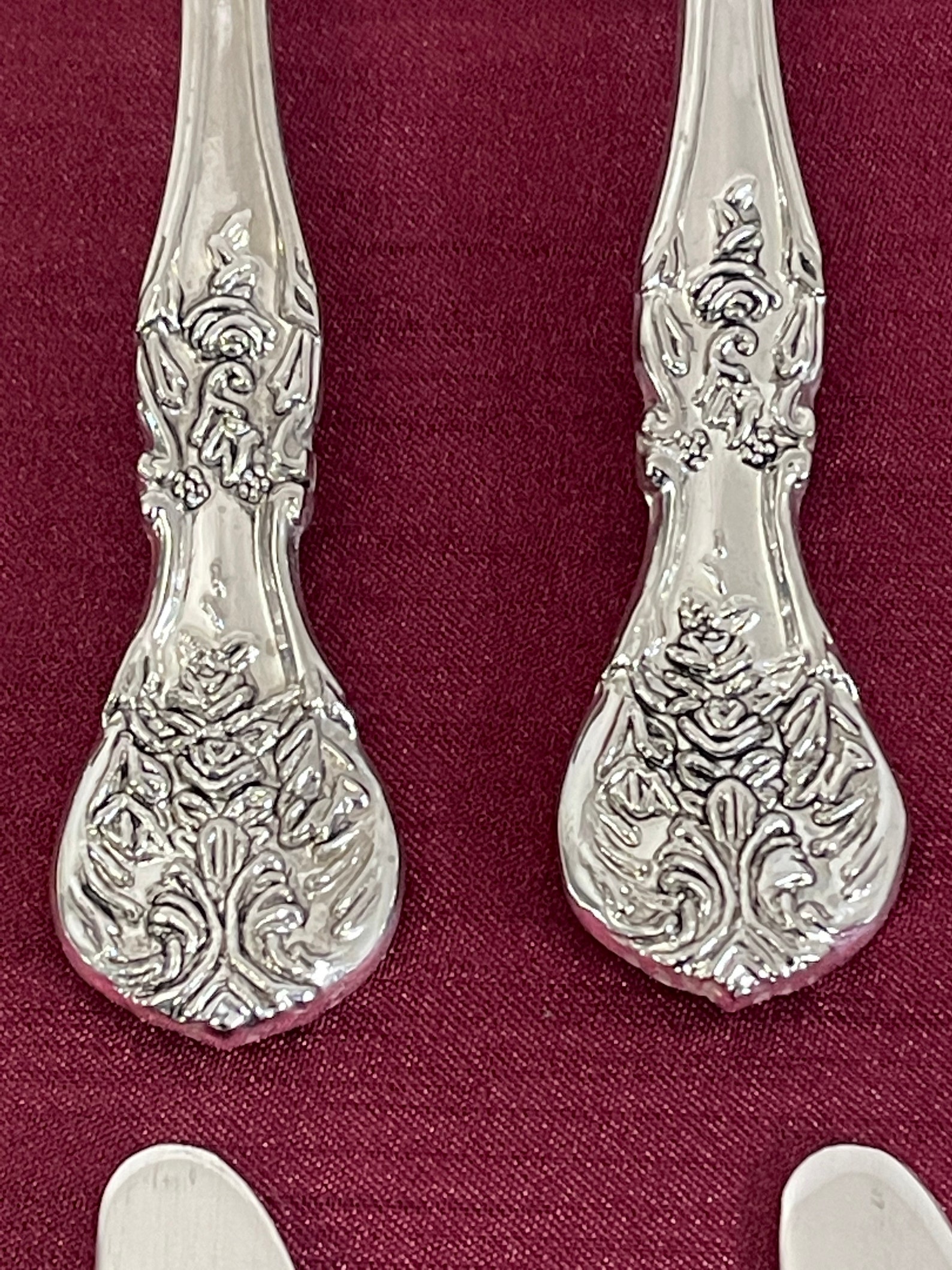 F.B. Rogers Silverplated Flatware French Rose Pattern. | Etsy