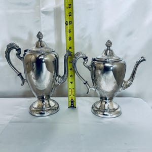 4pc Silverplated Tea and Coffee Set by Modern Silver Mfg. Co - Etsy