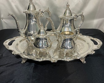 Wallace 1100 Silver Tea Set - Etsy