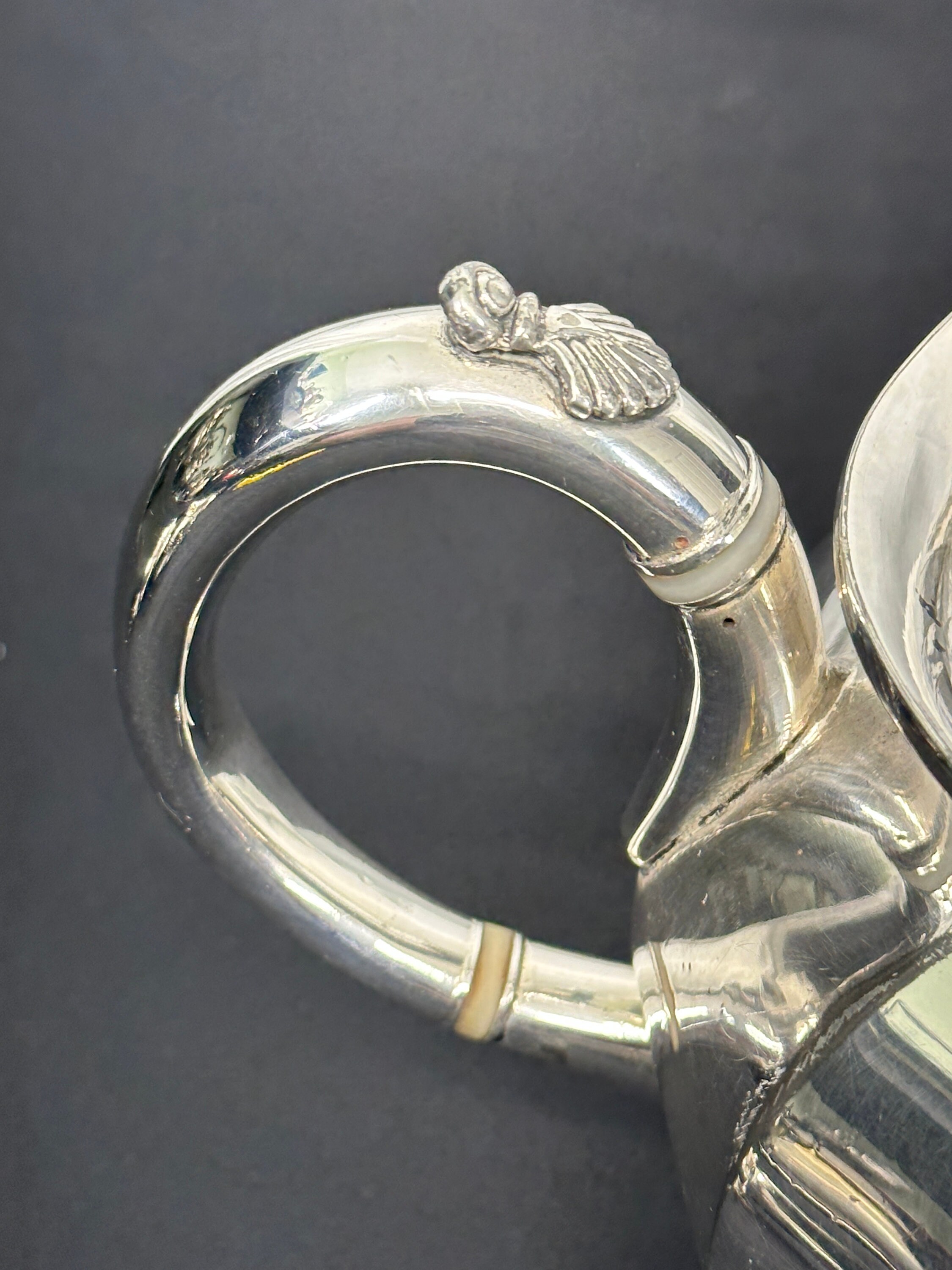 3pc Silver Plated Tea Set Made by James Dixon and Son From 3pc Silver Plated Tea Set Made by James Dixon and Son From