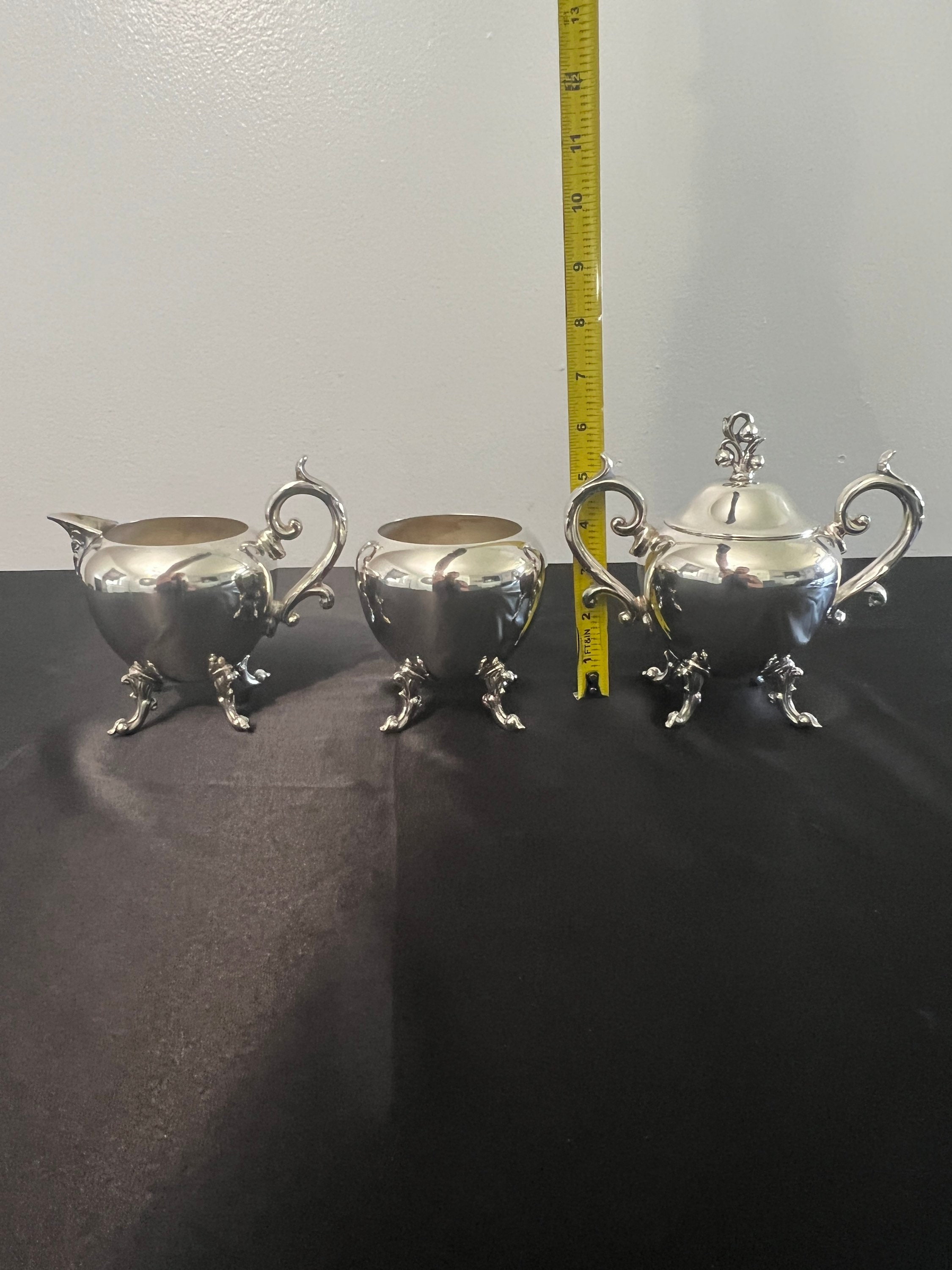 4pc Silver Plated Tea Set by Birmingham Silver Company BIM18 - Etsy