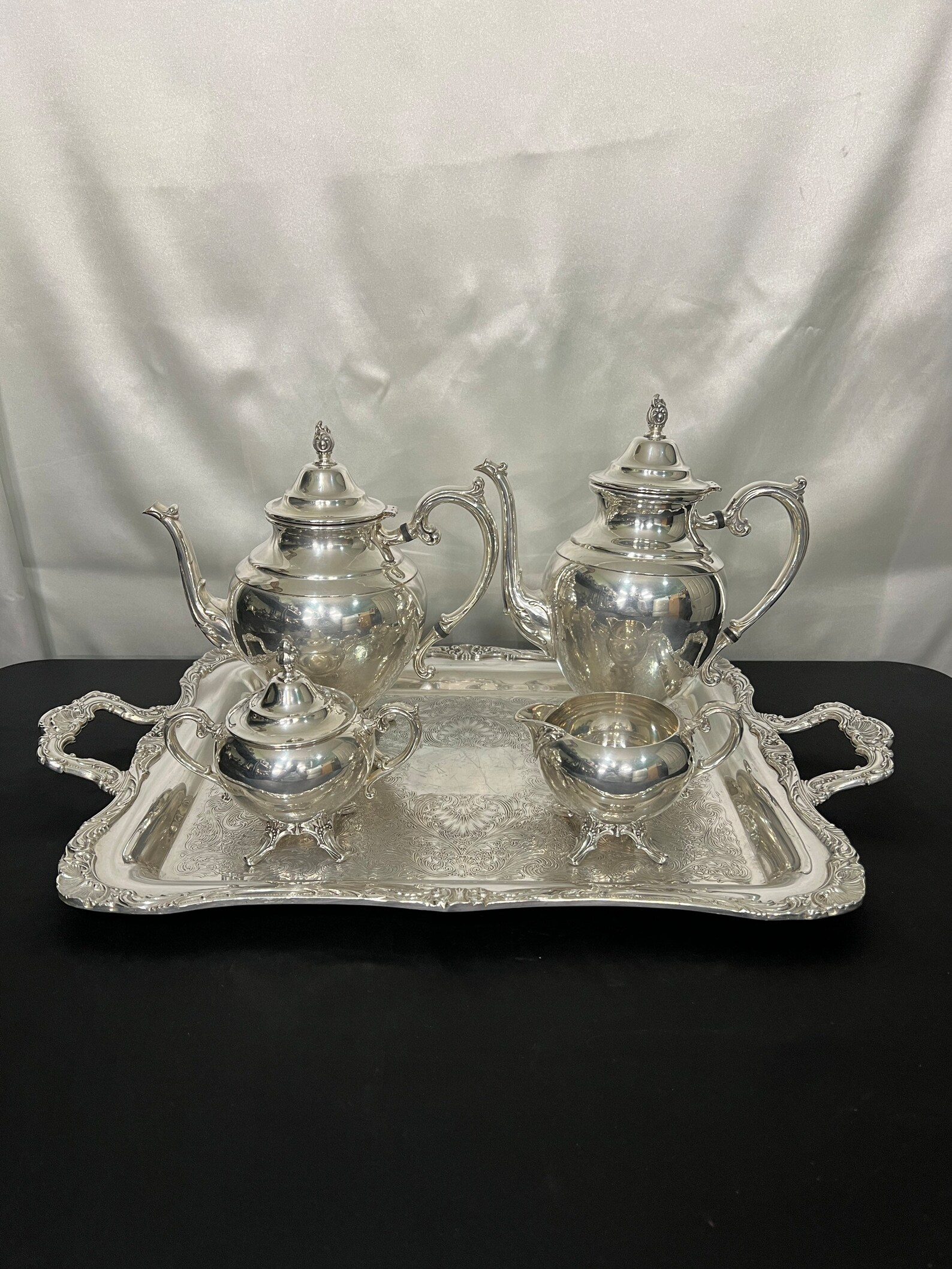 5pc Silver Plated Tea Set Pattern Number 292 WM Rogers - Etsy