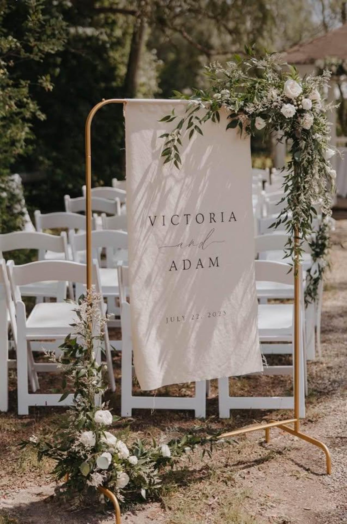 Fabric Welcome Sign - Etsy