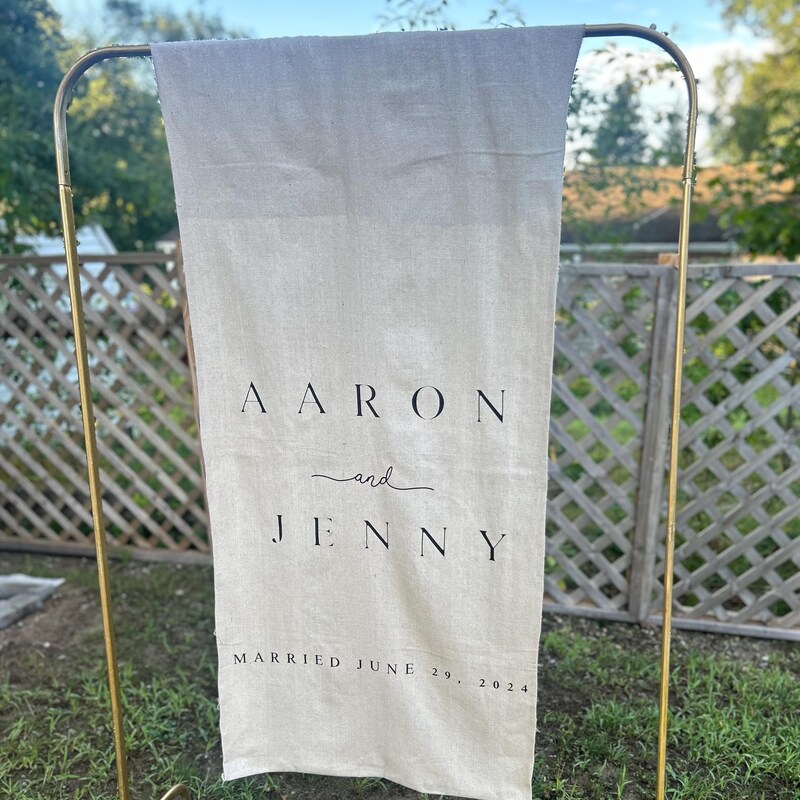 Burlap Welcome Sign - Etsy