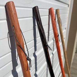Aspen Walking Stick, Hiking Staff, Wood Cane, Choose Your Stain ...