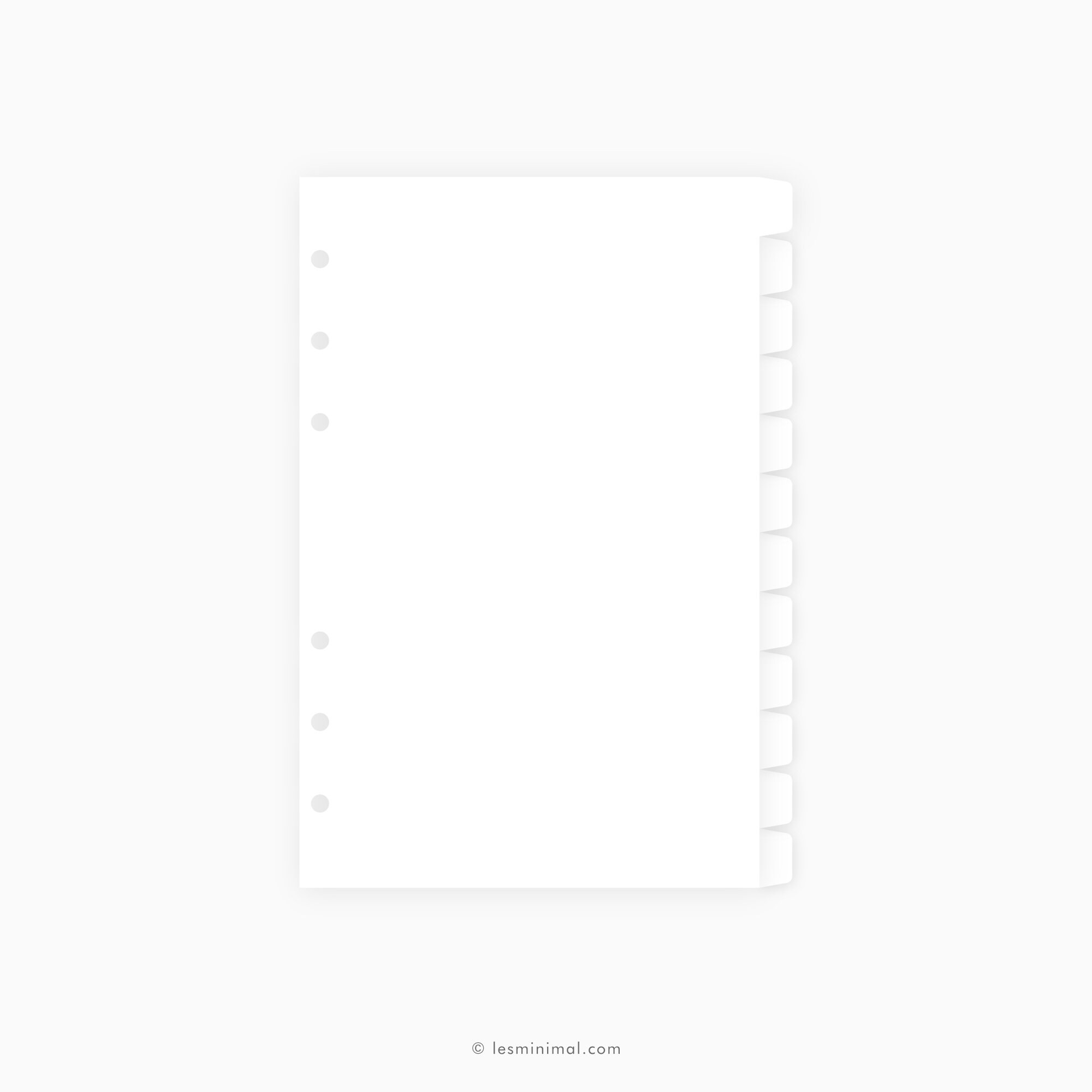 Half-letter Editable Dividers Template, Printable Planner Divider Tabs ...