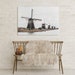 Printable Photo of Dutch Windmills by the Water Modern - Etsy