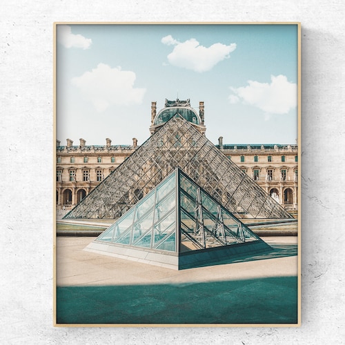 Printable Louvre Museum Paris France Wall Art Historic - Etsy