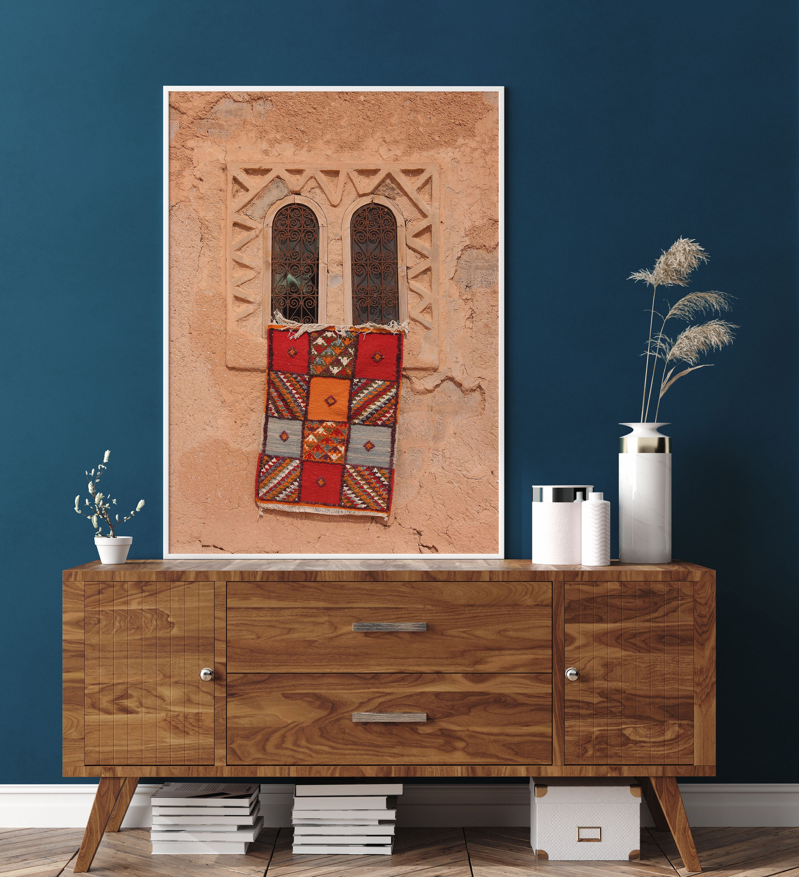 Printable Photo Moroccan Window With Berber Rug, Marrakech Art Print ...