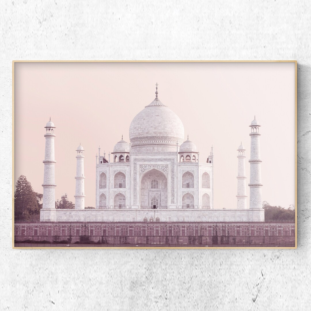 Printable Taj Mahal Photo, Arabic Architecture Print, Boho Wall Art ...