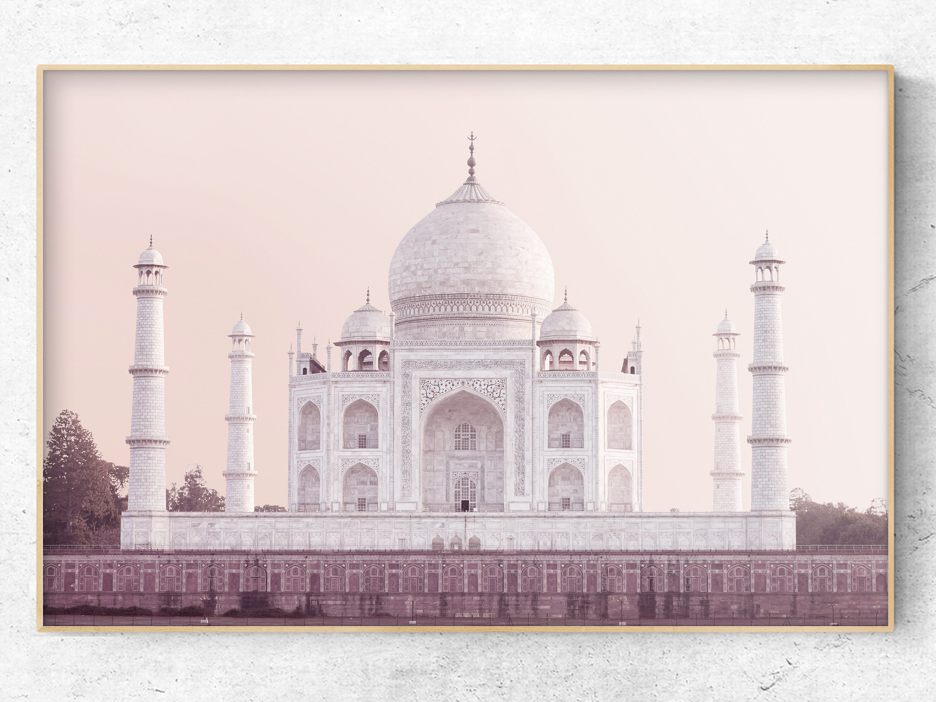 Printable Taj Mahal Photo Arabic Architecture Print Boho - Etsy