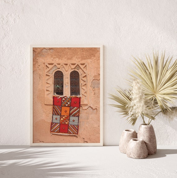 Printable Photo Moroccan Window With Berber Rug Marrakech Art | Etsy