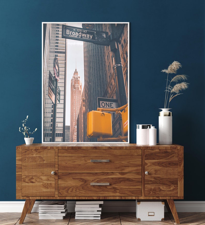 Printable Photo of a Broadway Sign in Manhattan New York City - Etsy