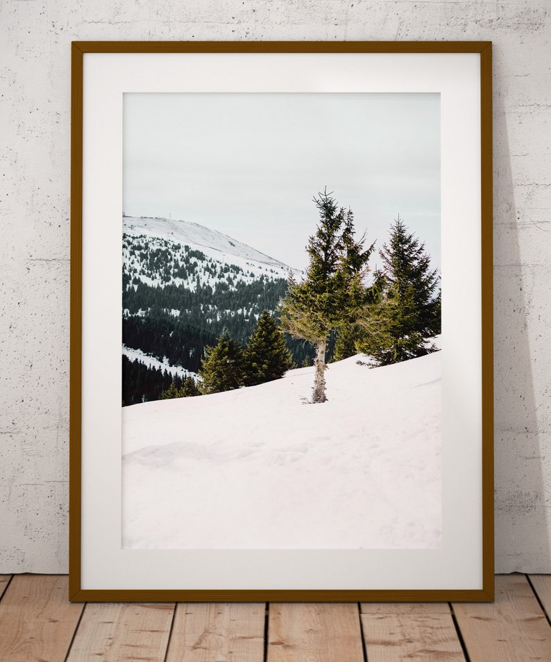 Set of 3 Ski Lift Prints, Printable Winter Chalet Decor, Snowy ...