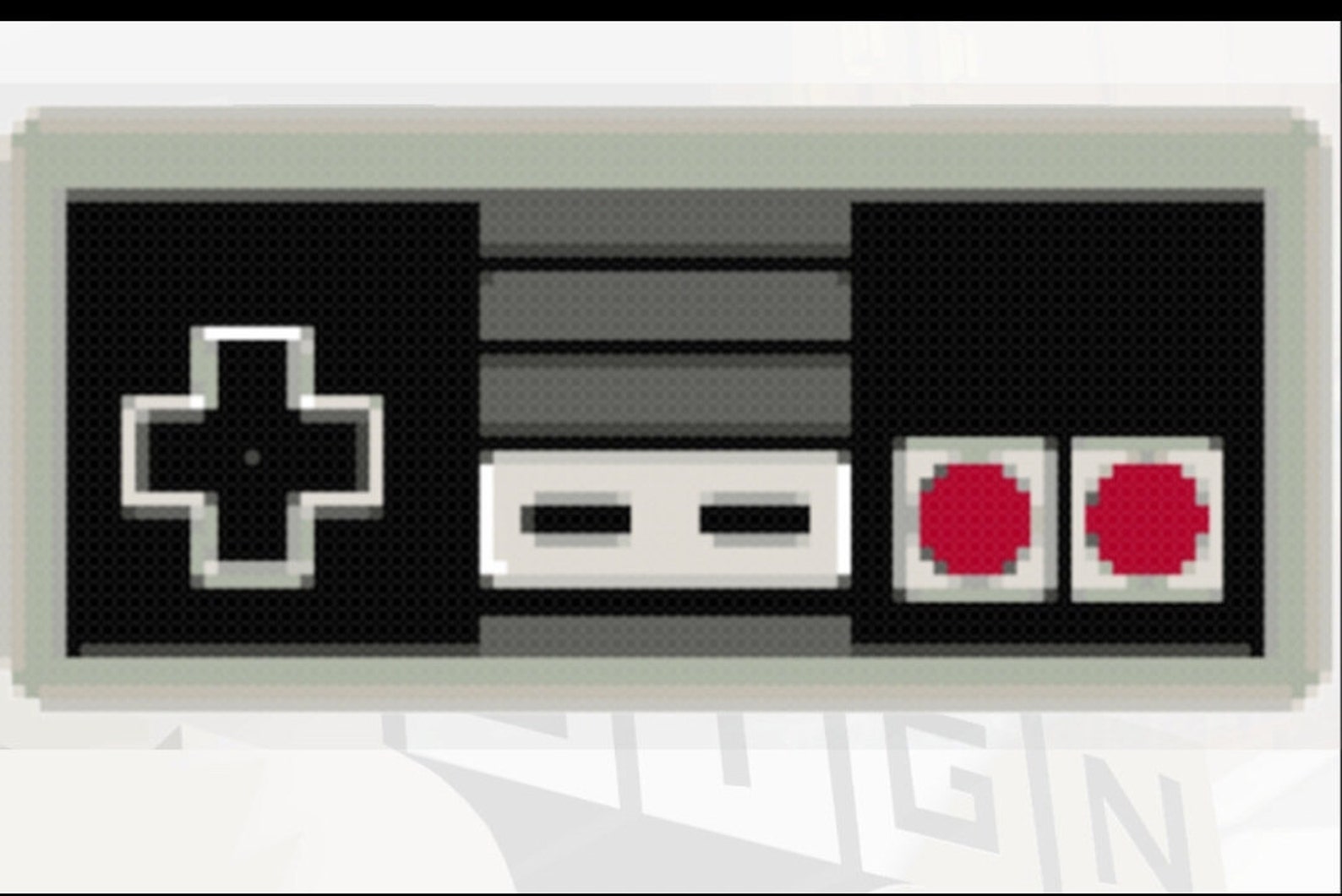 Pixel Art Cross Stitch Pattern NES Controller - Etsy