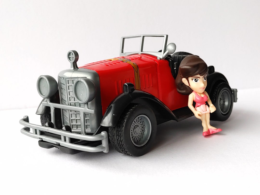 Lupin the 3rd "fujiko Mine" Idling Tin Plate Car Mercedes Benz Ssk ...