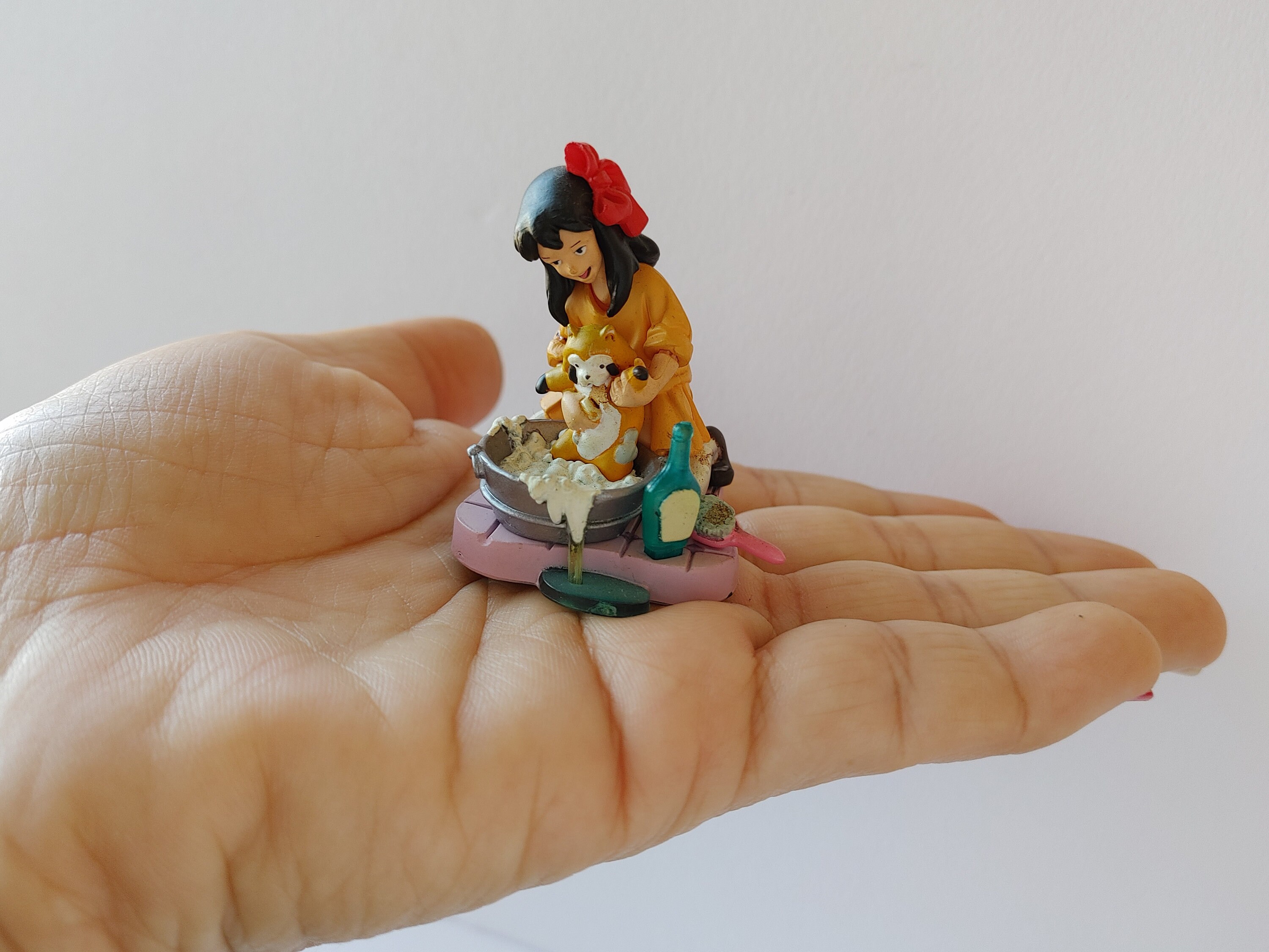 Rascal the Raccoon Mini Diorama Figure "rascal Shampooed” Japanese ...