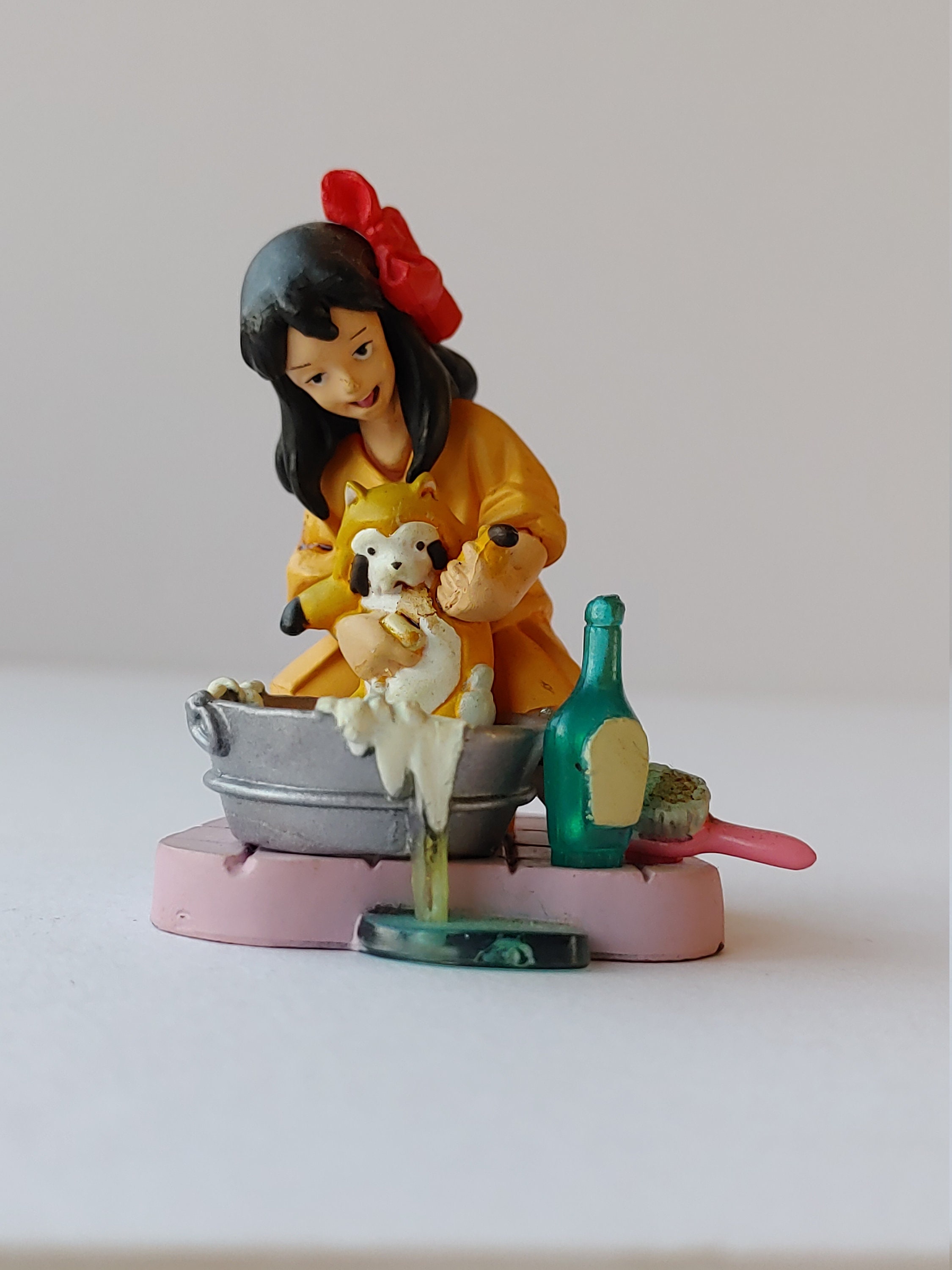 Rascal the Raccoon Mini Diorama Figure "rascal Shampooed” Japanese ...