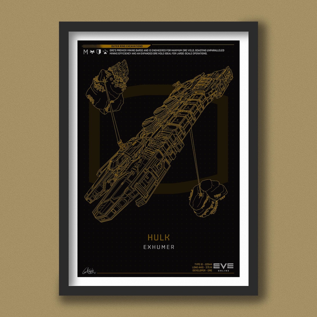Eve Online - Hulk - ORE Exhumer - Etsy