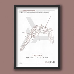 Eve Online - Draugur - Triglavian Collective Command Destroyer - Etsy