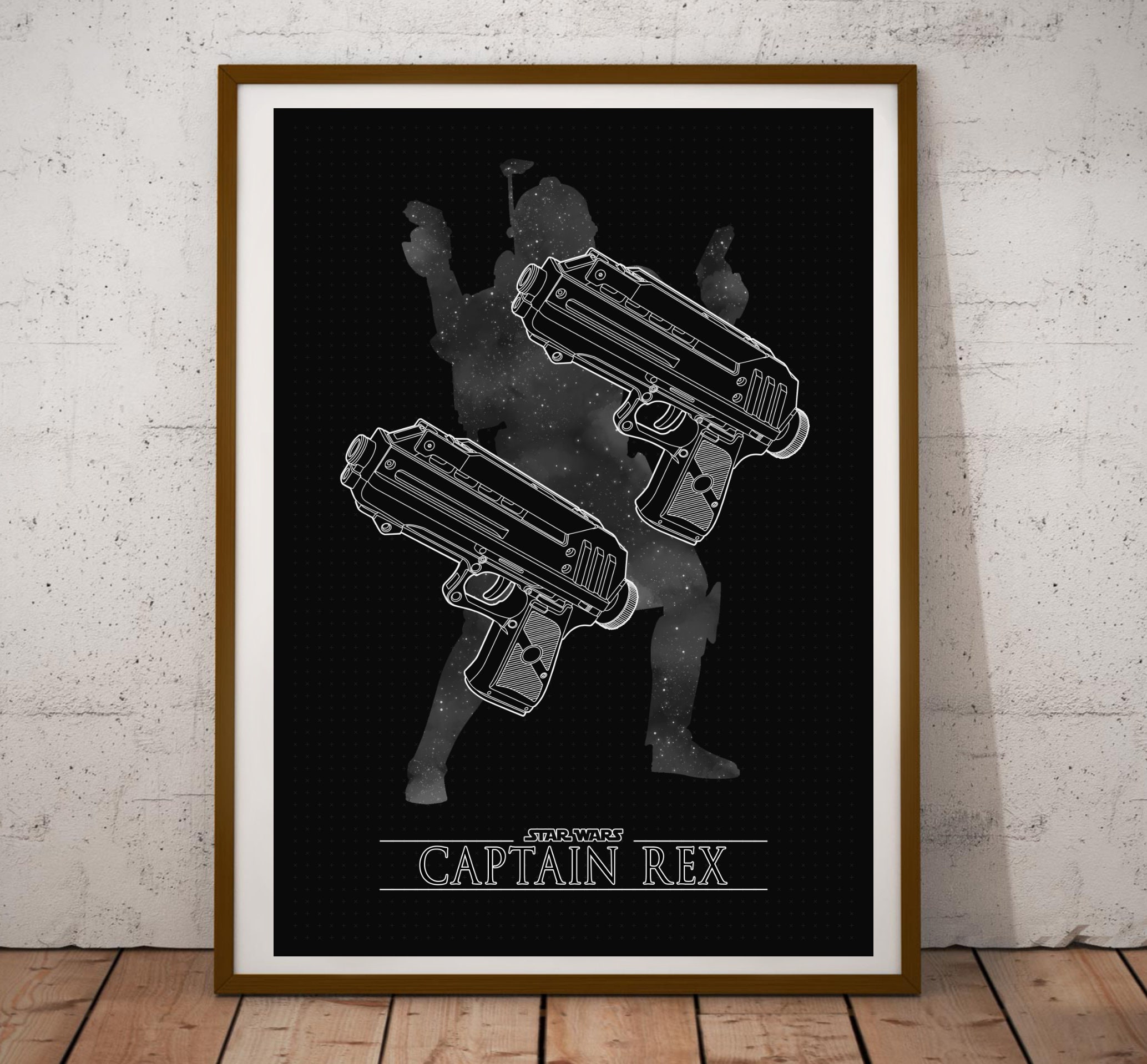 Captain Rex CT-7567 DC-17 Hand Blasters | Etsy