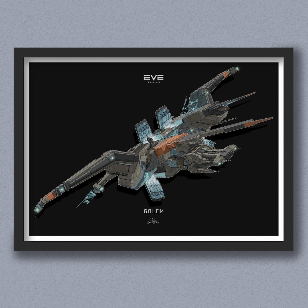Eve Online - Golem - Caldari State Marauder - Etsy