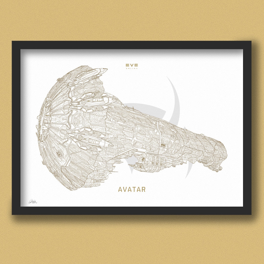 Eve Online - Avatar - Amarr Empire Titan - Etsy